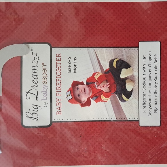Baby Aspen | Costumes | Nib Baby Aspen Red And Yellow Firefighter ...